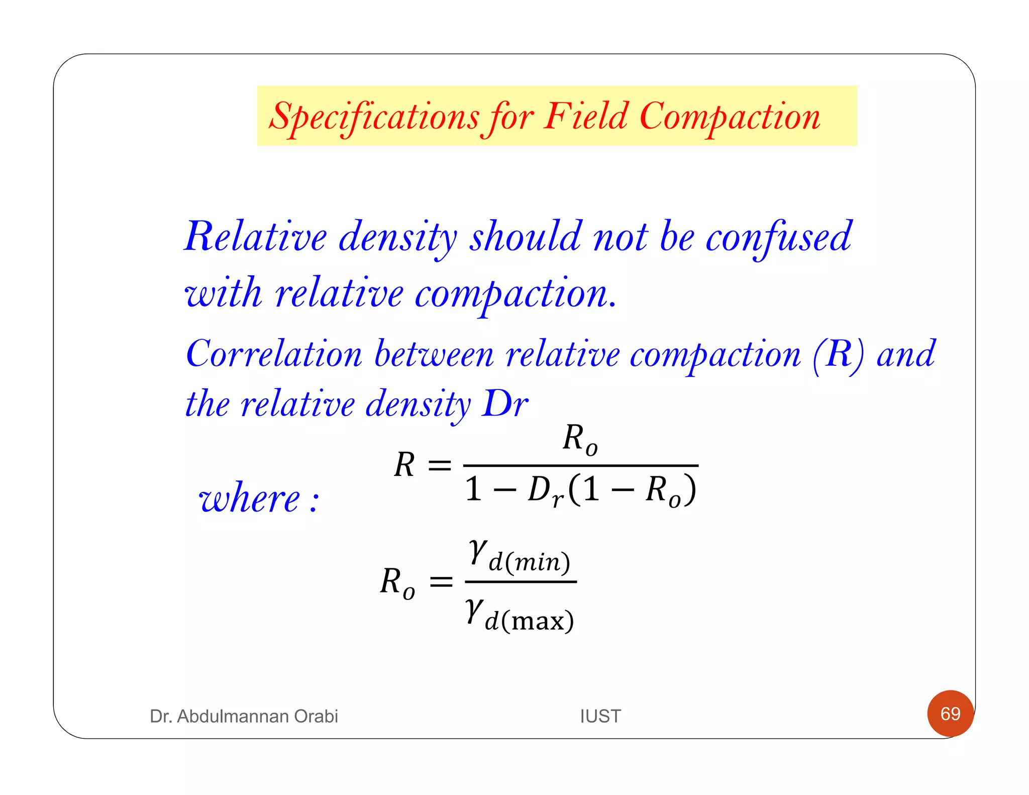 Lecture 5 soil compaction | PDF