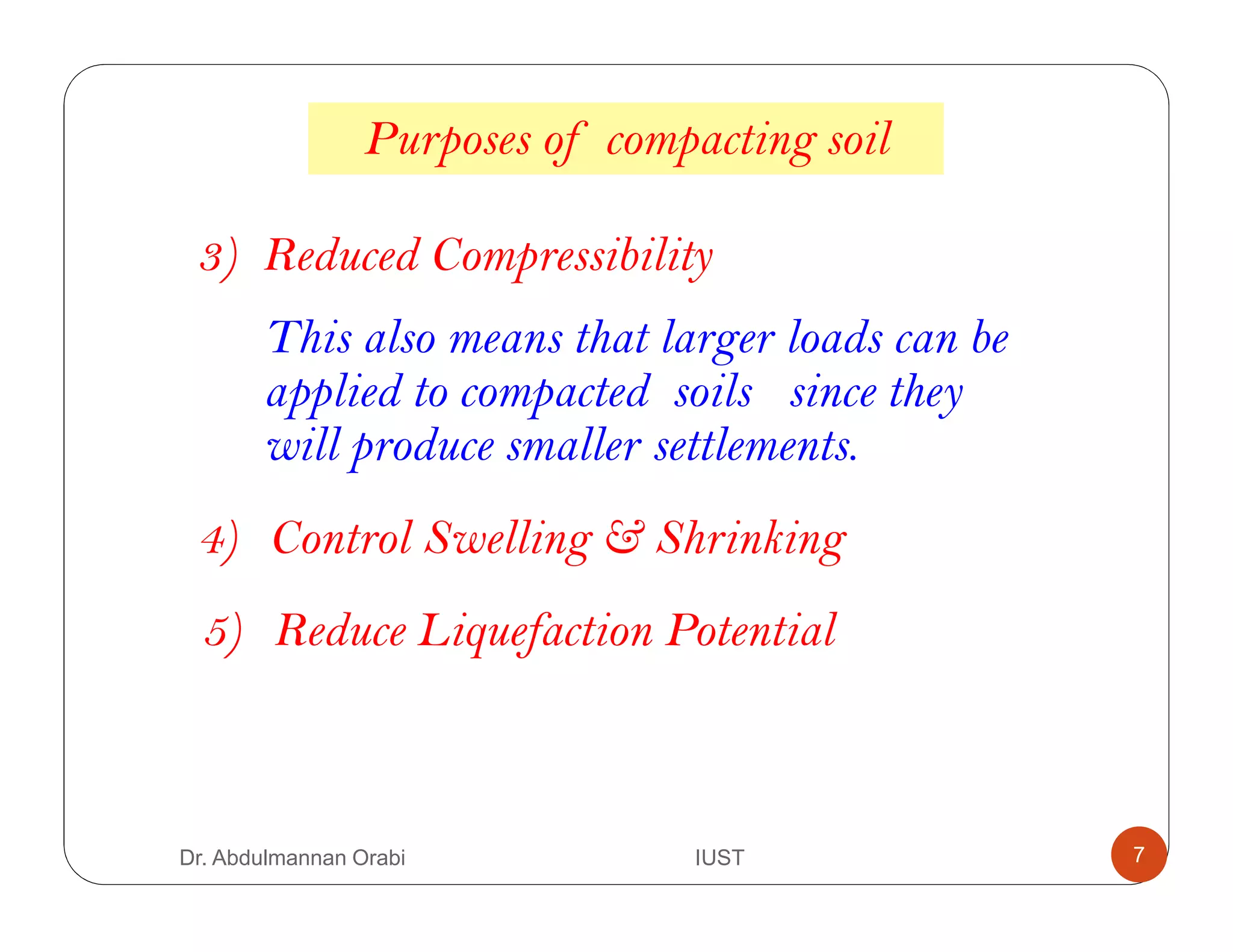 Lecture 5 soil compaction | PDF