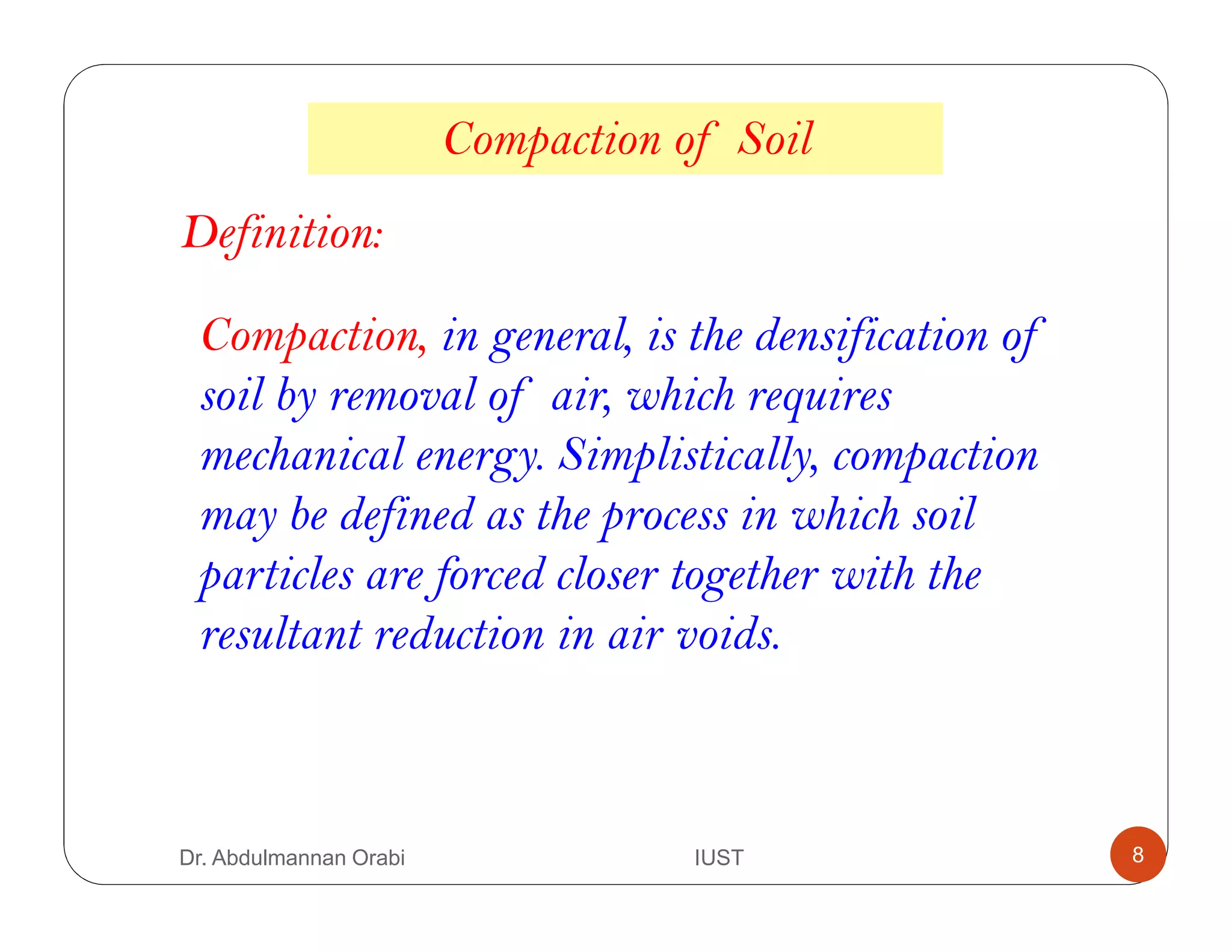Lecture 5 soil compaction | PDF