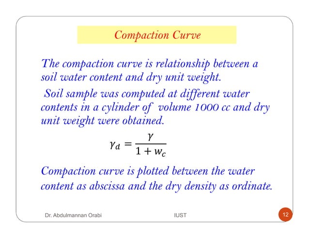 Lecture 5 soil compaction | PDF