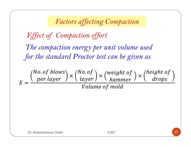 Lecture 5 soil compaction | PDF