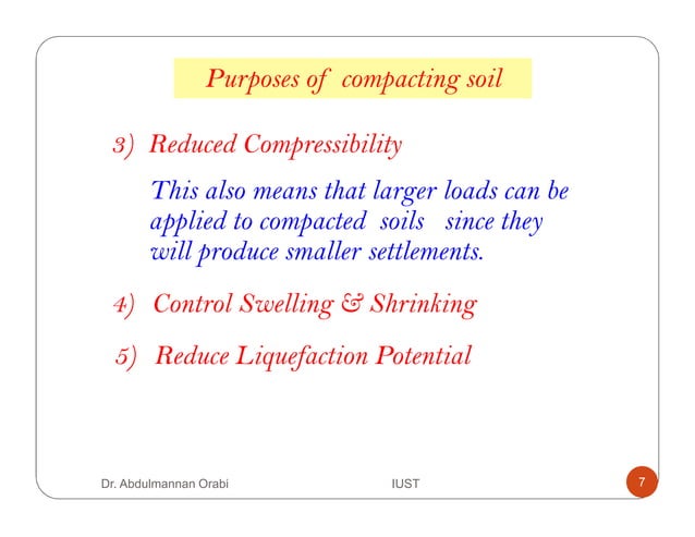 Lecture 5 soil compaction | PDF