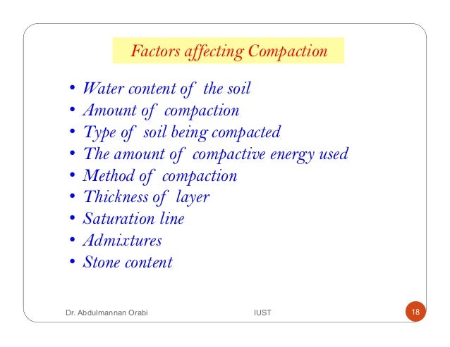 Lecture 5 soil compaction