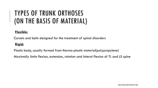 lecture#5 Spinal orthosis.pptx kmu ipmr p | PPT