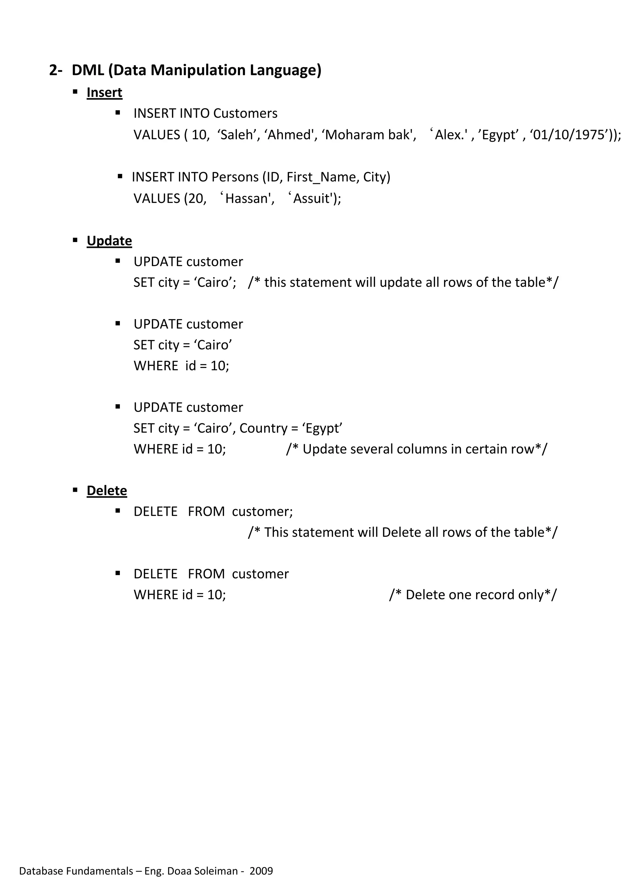 Lecture5 Sqldocx Databases Computer Software And Applications 3548