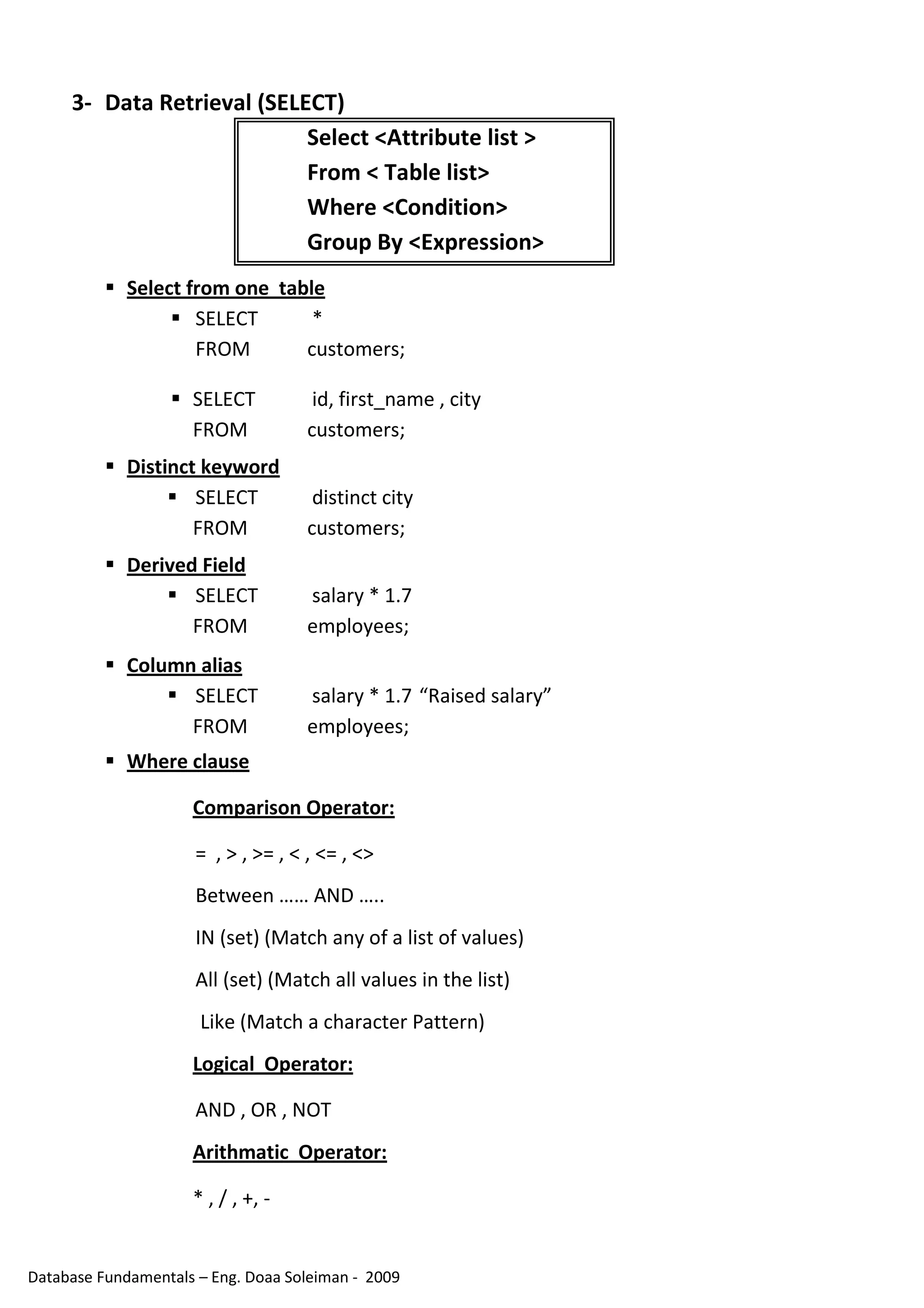 Lecture5 Sqldocx Databases Computer Software And Applications 5654