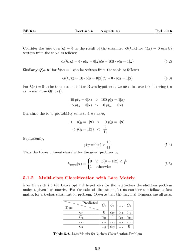 Lecture 5 Statistical Learning Theory | PDF