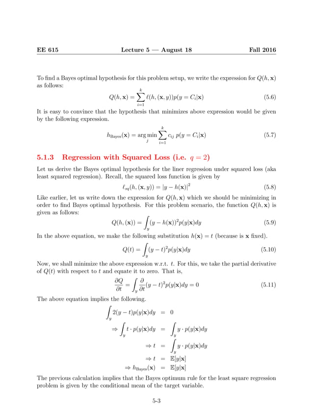 Lecture 5 Statistical Learning Theory | PDF