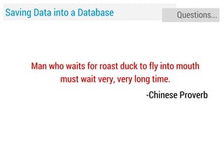 Lecture 5: Storage: Saving Data Database, Files & Preferences | PDF