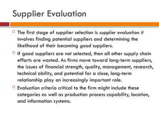 strategy Supply Chain Management Decision | PPTX