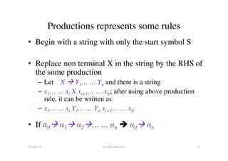 Lecture5 syntax analysis_1 | PPT