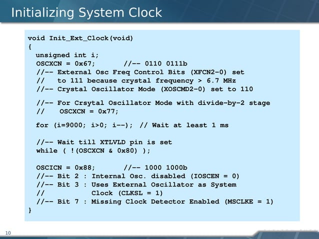 Lecture 5 (system clock crossbar and gpio) rv012 | PPT