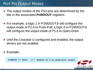 Lecture 5 (system clock crossbar and gpio) rv012 | PDF