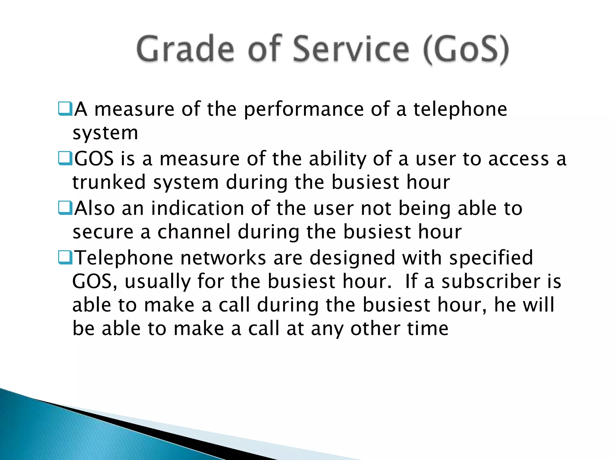 Lecture5 teletraffic | PPTX