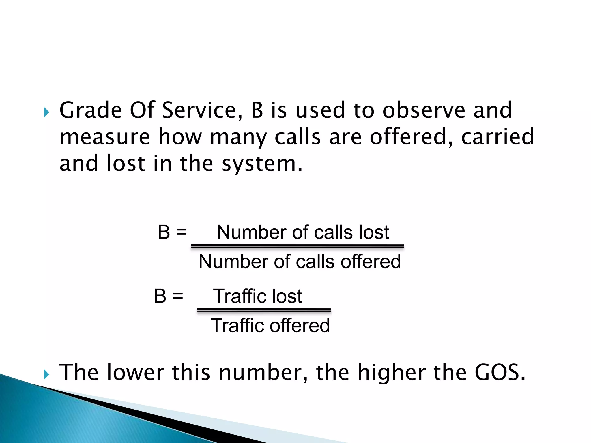 Lecture5 teletraffic | PPTX