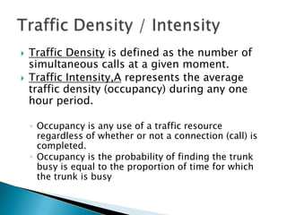 Lecture5 teletraffic | PPTX