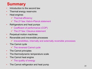 the second law of thermodynamics | PPT