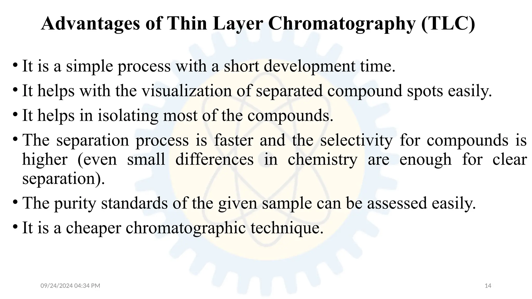 LECTURE5 TLC.pptx thin layer chromatography | PPTX LECTURE5 TLC.pptx thin layer chromatography | PPTX