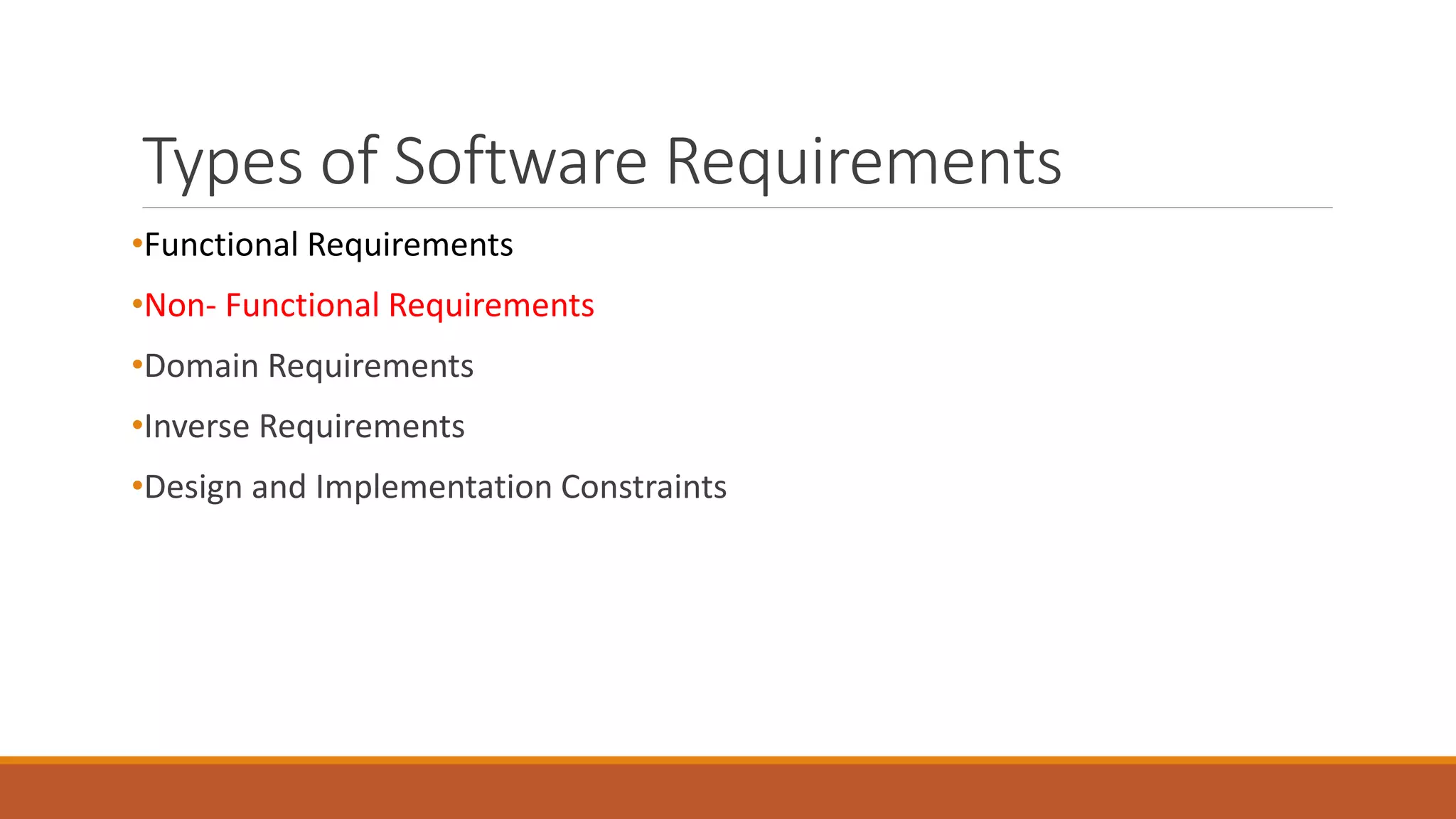 Lecture 5 Types of Requirements I.pptx | Computing | Technology & Computing