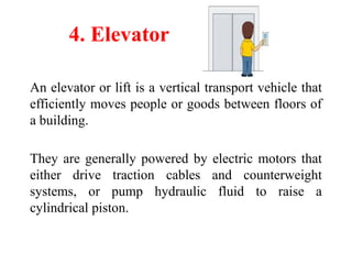 Lecture 5 Vertical Circulation subject of building construction | PPTX