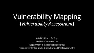 Vulnerability Mapping (Vulnerability Assessment) | PPTX