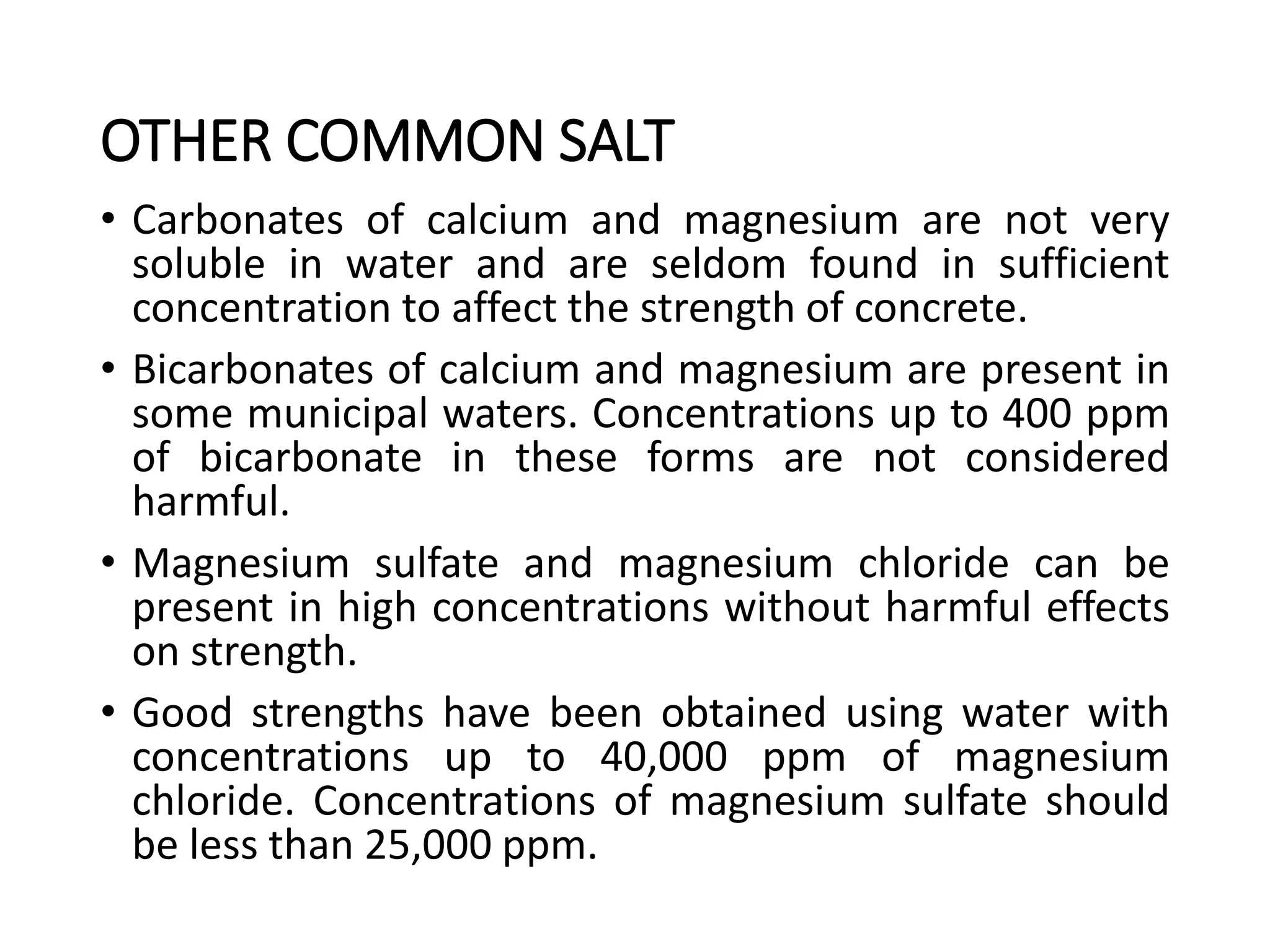 Lecture 5. Mixing water for Concrete ppt | PPTX