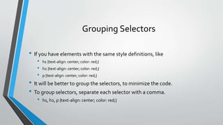 Web Development - Lecture 5 | PPT