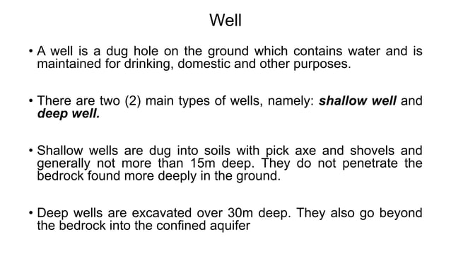 Sanitary Well | PDF