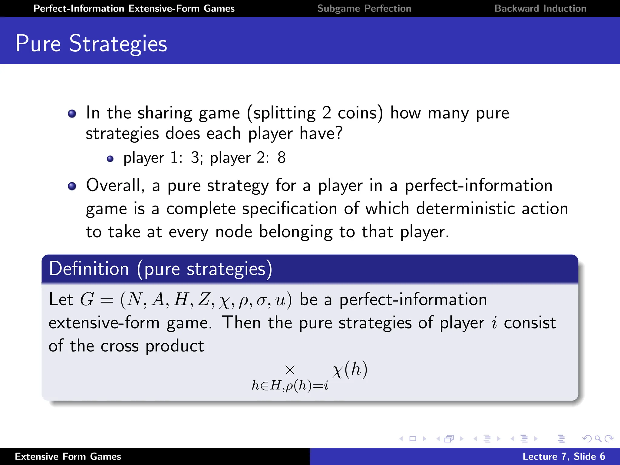 Lecture 6-1. normal and extensive form of game theory | PDF