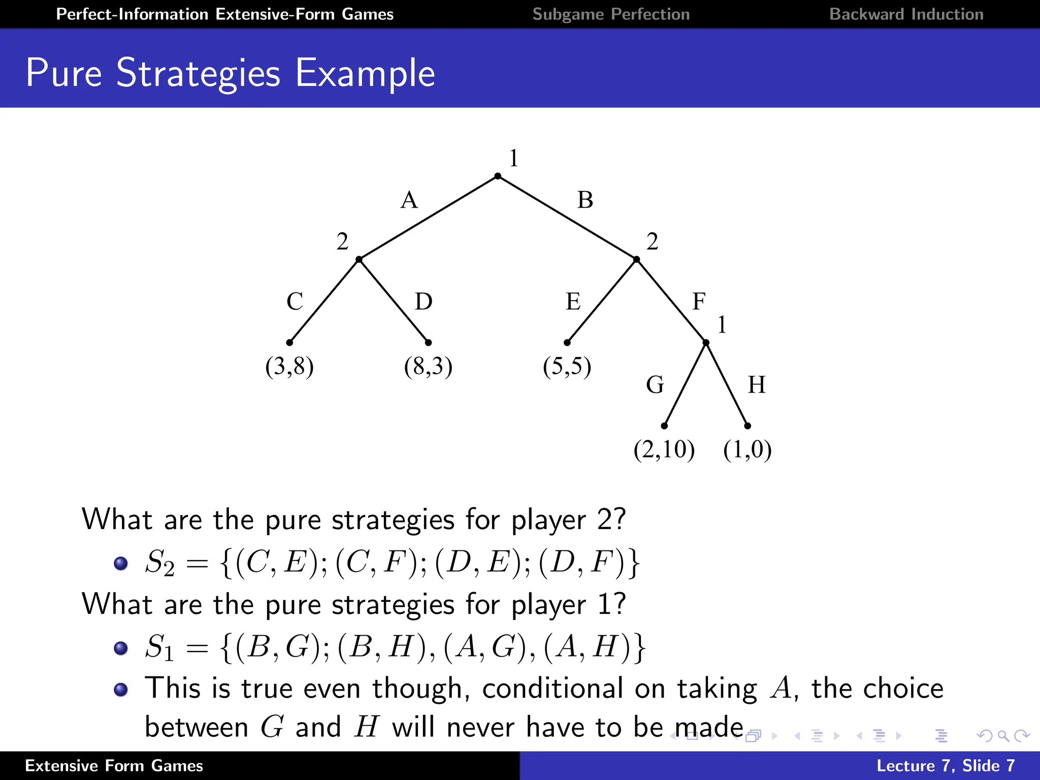 Lecture 6-1. normal and extensive form of game theory | PDF