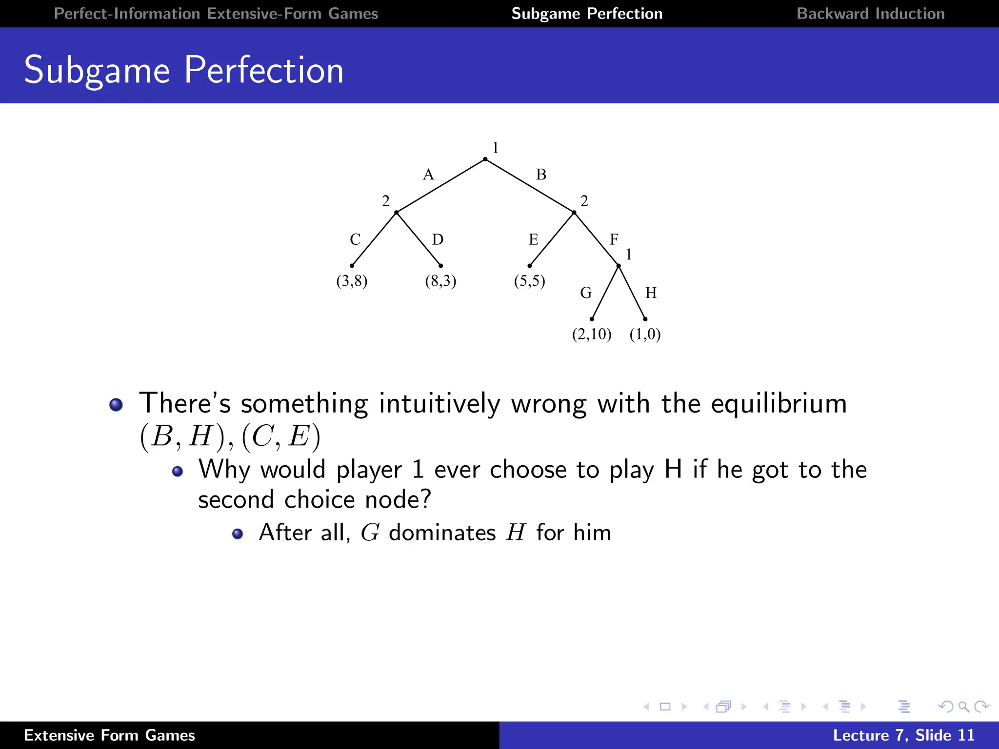 Lecture 6-1. normal and extensive form of game theory | PDF