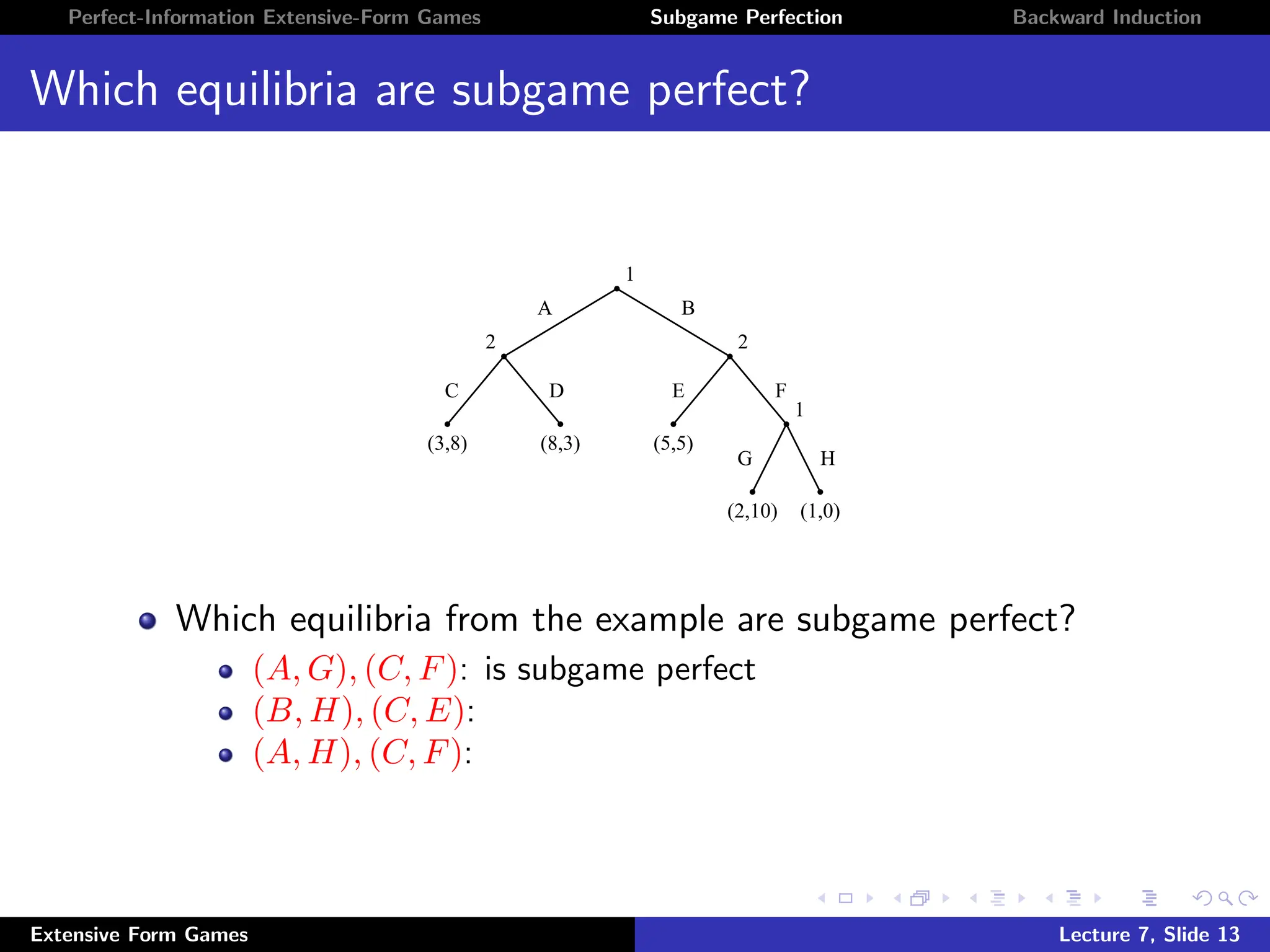 Lecture 6-1. normal and extensive form of game theory | PDF