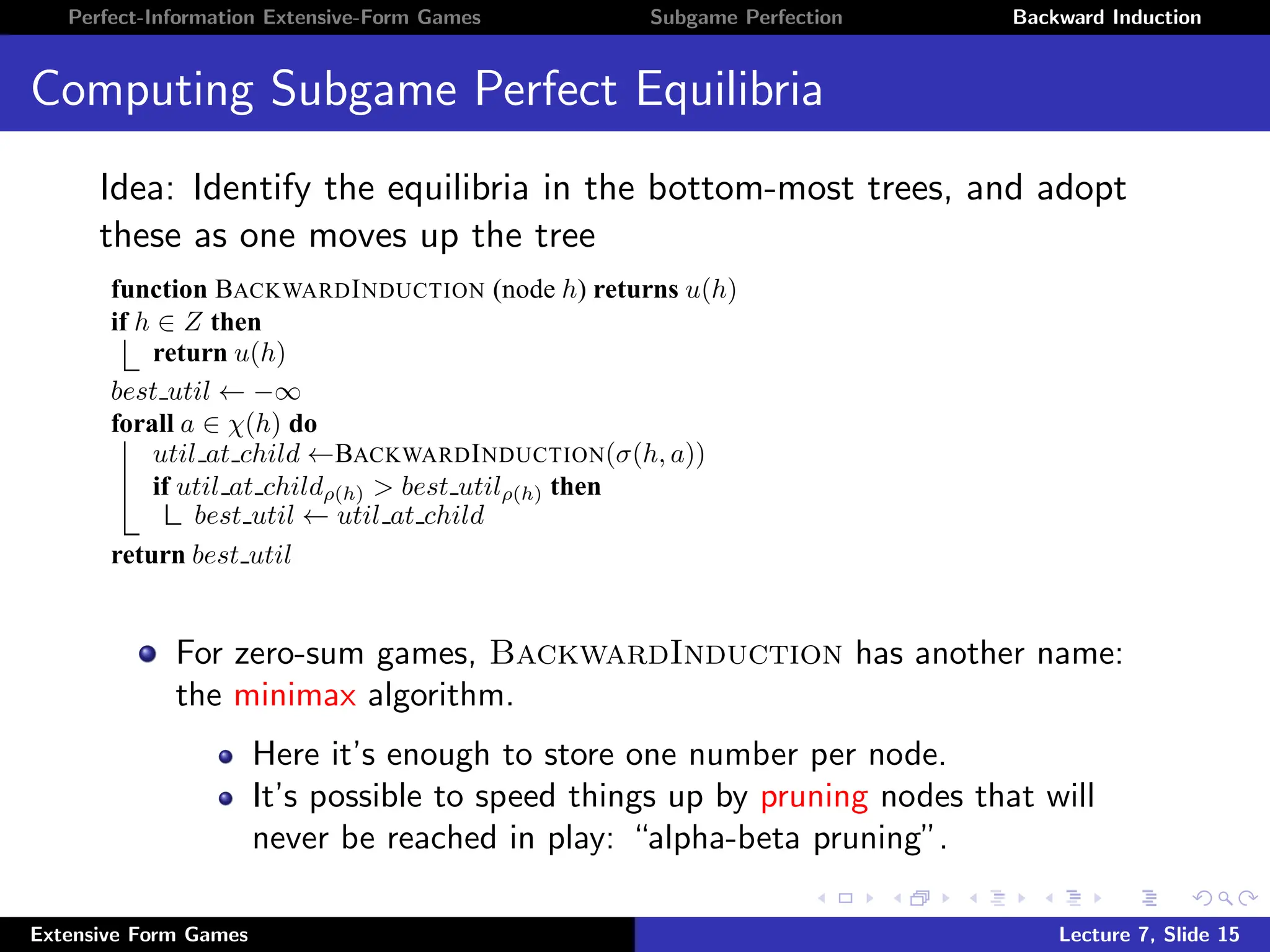 Lecture 6-1. normal and extensive form of game theory | PDF