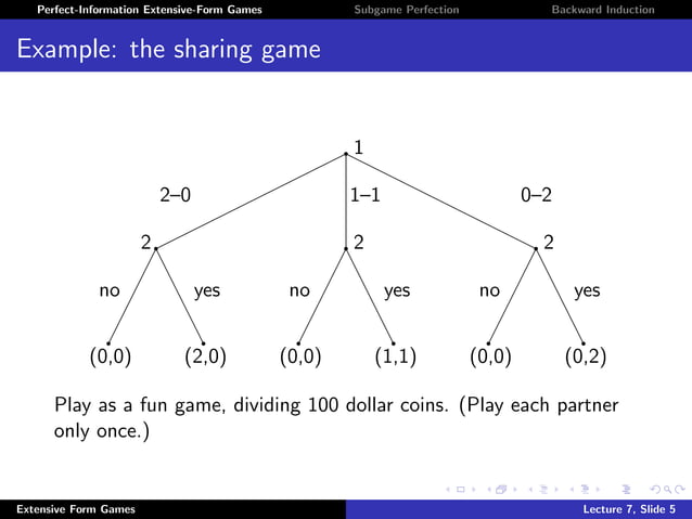 Lecture 6-1. normal and extensive form of game theory | PDF | Board ...