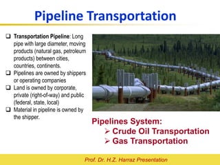 Crude Oil and natural Gas Product Transportation | PDF