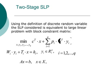 Decomposition Methods in SLP | PDF