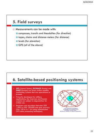 GIS- Lecture 6 | PDF