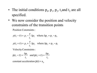 Robotics: Cartesian Trajectory Planning | PPT