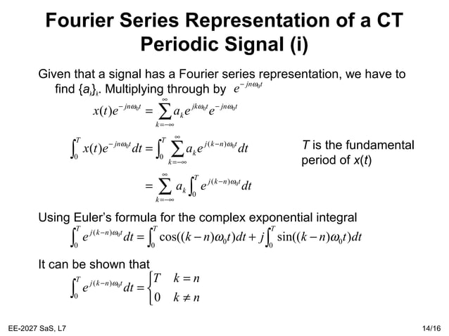Lecture6 Signal and Systems | PPT