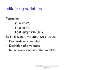 Discussing Fundamentals of C | PPTX | Programming Languages | Computing