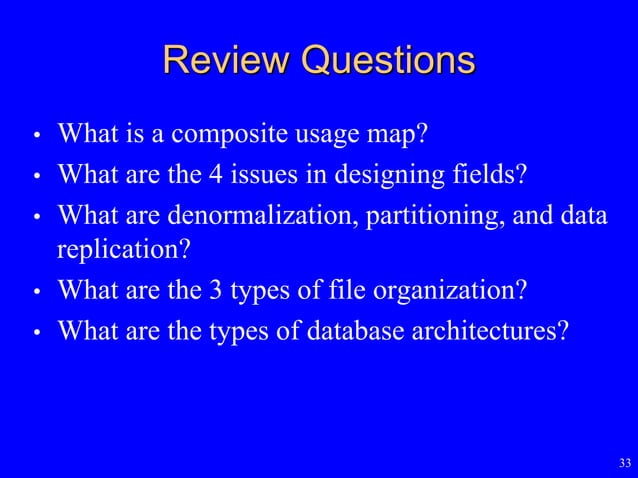 Physical database design(database) | PPTX