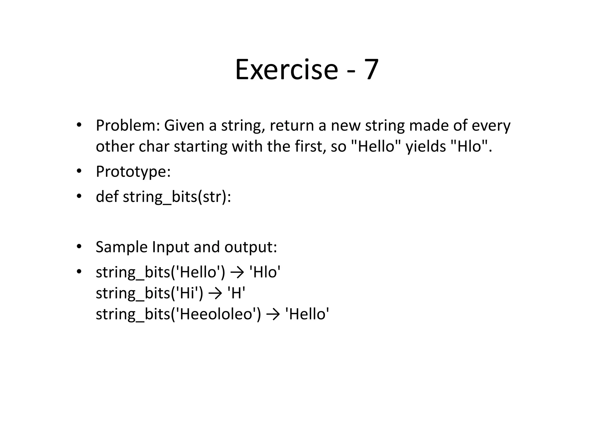 Python - Lecture 6 | PDF