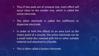 Principles of Application Low frequency currents | PPTX