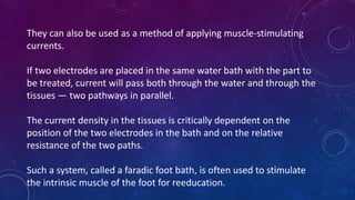 Principles of Application Low frequency currents | PPTX