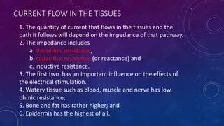 Principles of Application Low frequency currents | PPTX