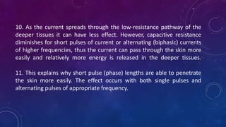 Principles of Application Low frequency currents | PPTX