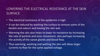 Principles of Application Low frequency currents | PPTX