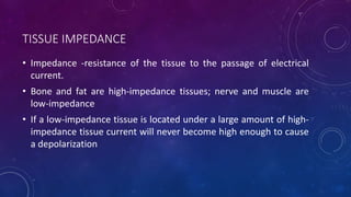 Principles of Application Low frequency currents | PPTX