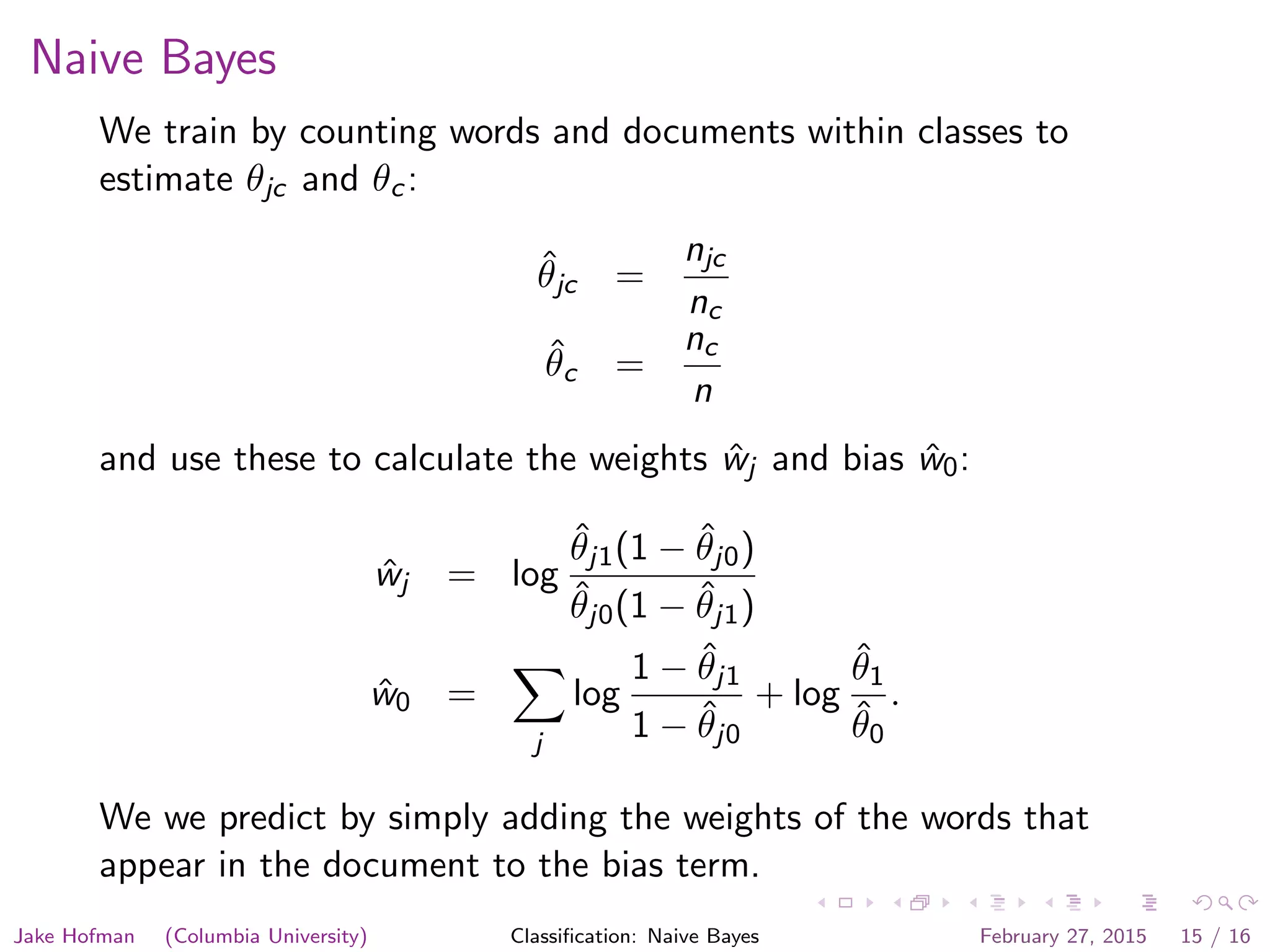 Modeling Social Data, Lecture 6: Classification with Naive Bayes | PDF