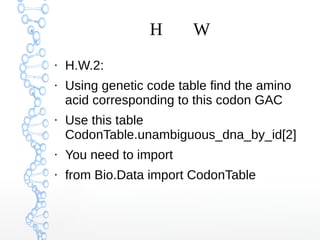 BioPython | ODP | Programming Languages | Computing
